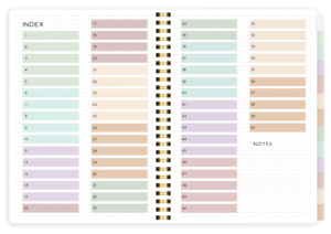 Free Digital Notebook (Dot Grid Paper, Index, and Hyperlinked Tabs ...