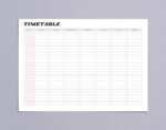Free Weekly Printable Timetable - 12 Templates - The Holiday Mama