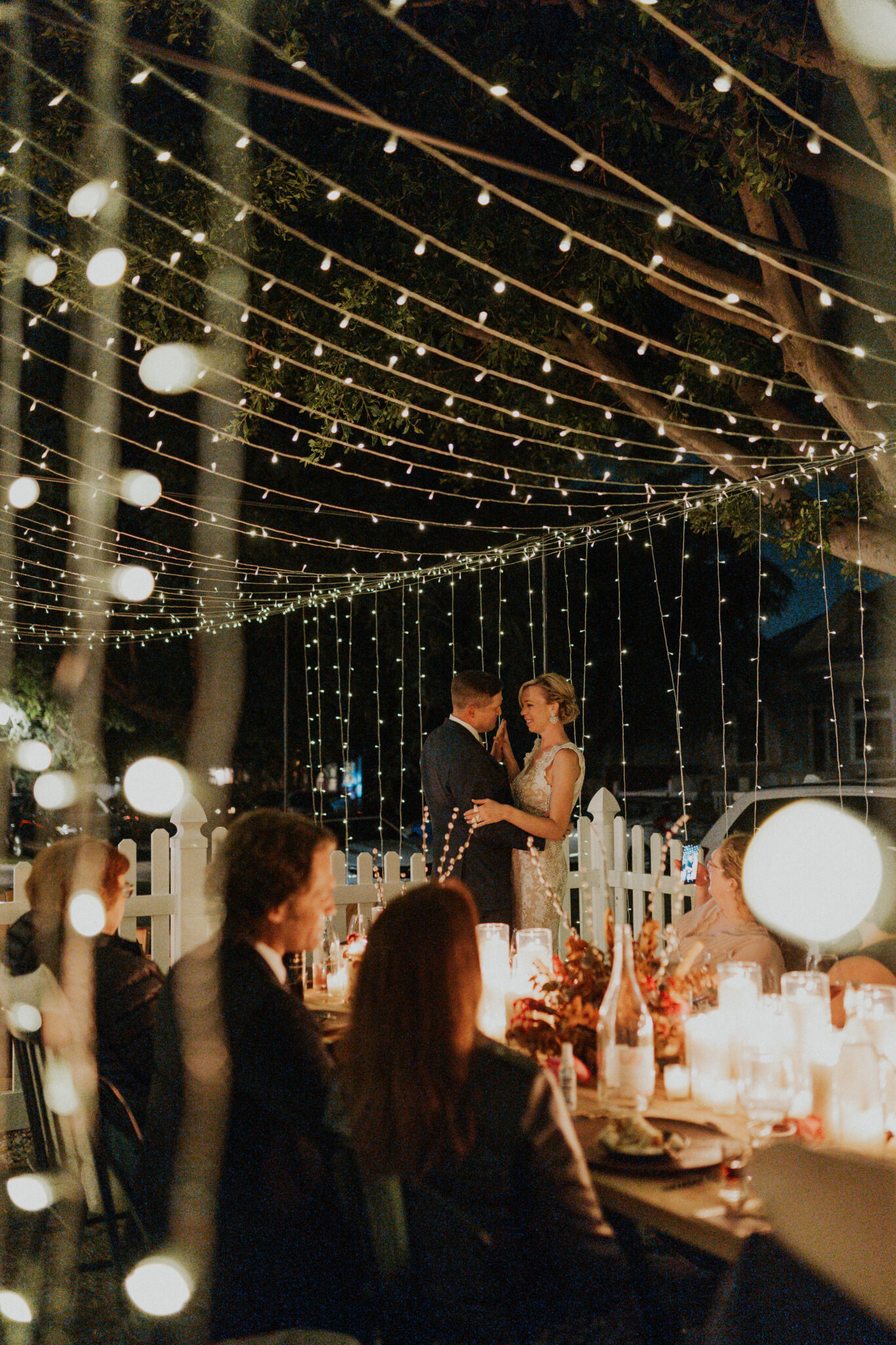 DIY String Light Canopy for a Magical Wedding or Party - The Holiday Mama
