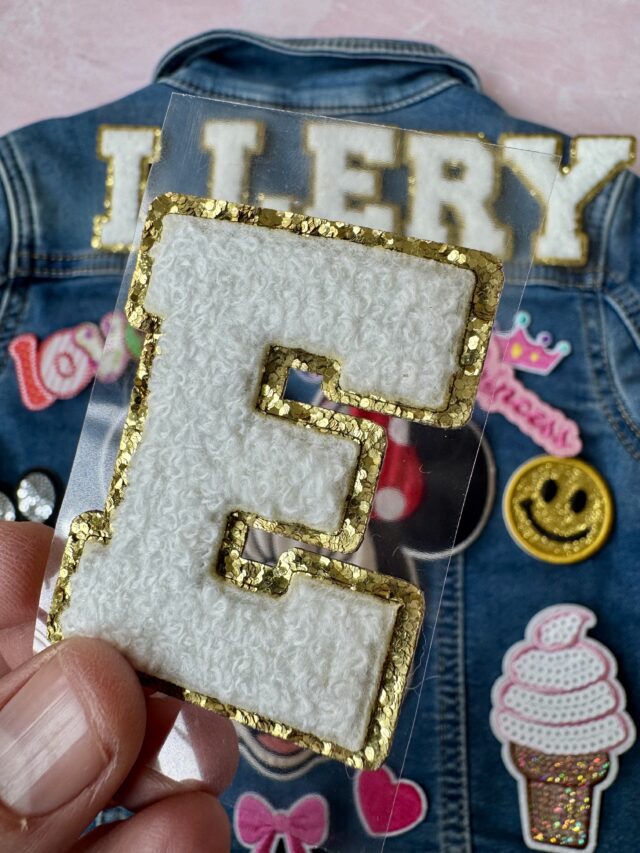 Custom Jean Jacket with Iron-On Patches - The Holiday Mama