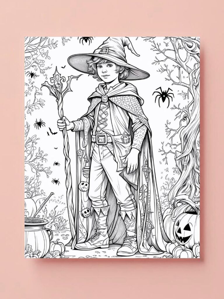 Free Halloween Coloring Printables - The Holiday Mama