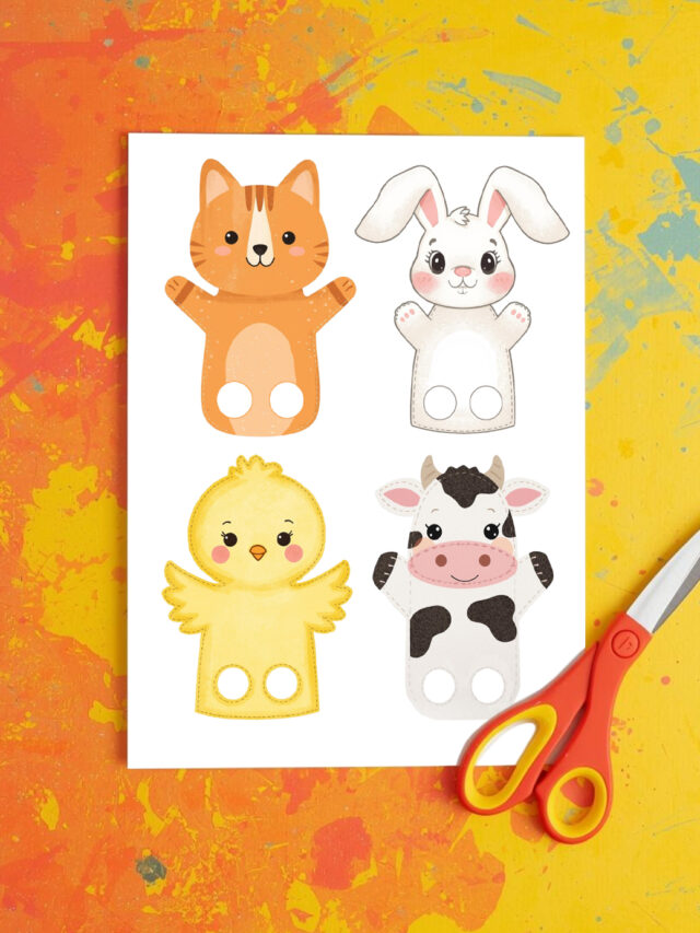 Free Printable Finger Puppet Fun for Kids - The Holiday Mama