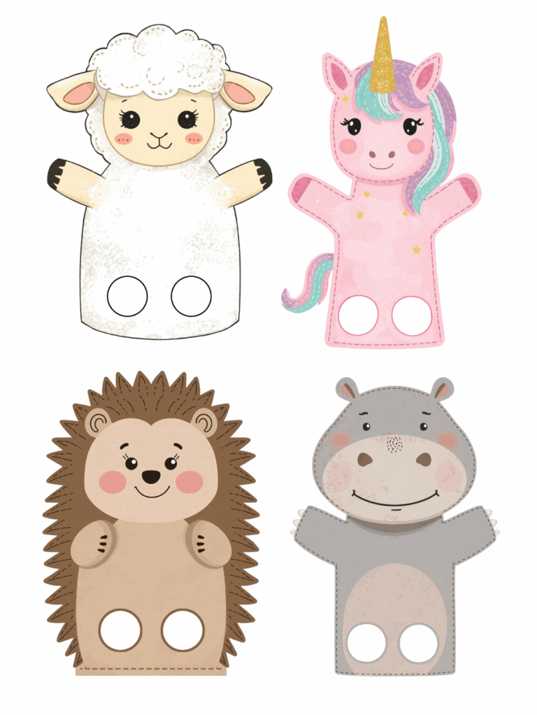 Free Printable Finger Puppet Fun for Kids - The Holiday Mama