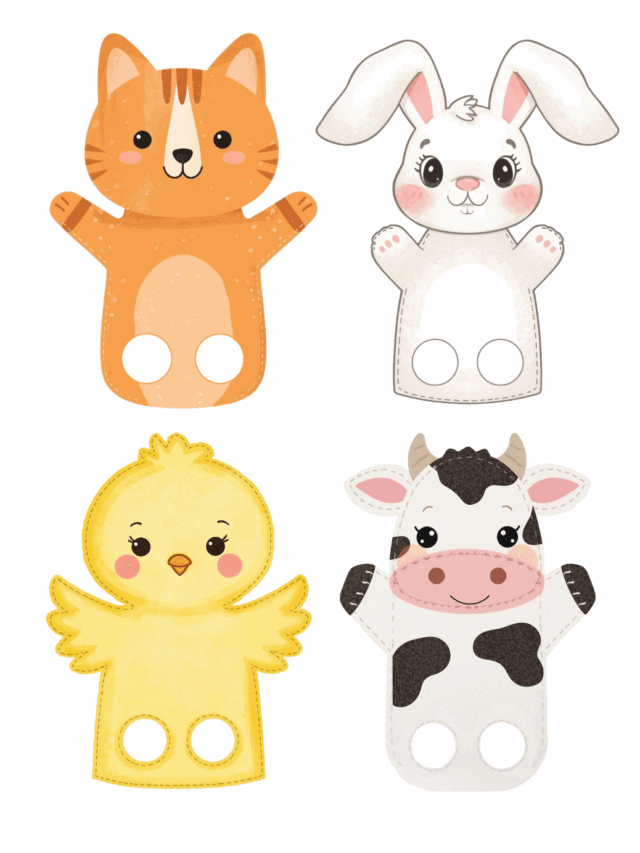 Free Printable Finger Puppet Fun for Kids - The Holiday Mama